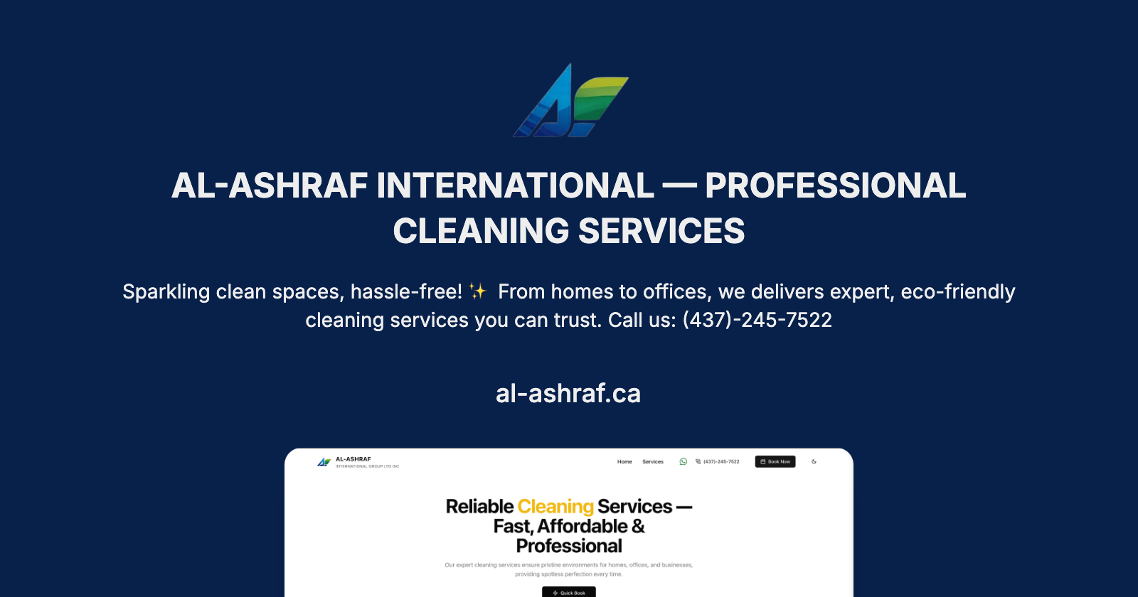 Al-Ashraf Cleaning Services | Professional Cleaning Services in Toronto
